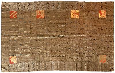 Antique Japanese Brocade Kesa Monk's Robe Meiji Period