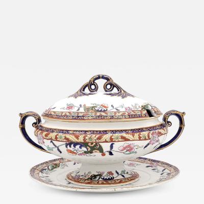 Ashworth Ironstone Tureen and Underplate, England circa 1870