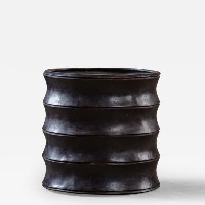 BAMBOO FORM BRONZE PLANTER