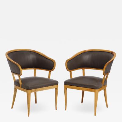 Carl Malmsten - A Pair of Carl Malmsten "Jonas Love" Armchairs, Circa 1940s