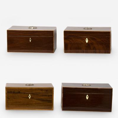 Collection Of Four George III Boxes, English 1780-1810.