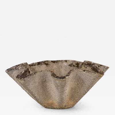 Concrete Handkerchief Planter, France Mid 20th century