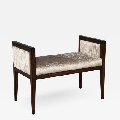 Custom Solid Walnut Bench Hall Seat