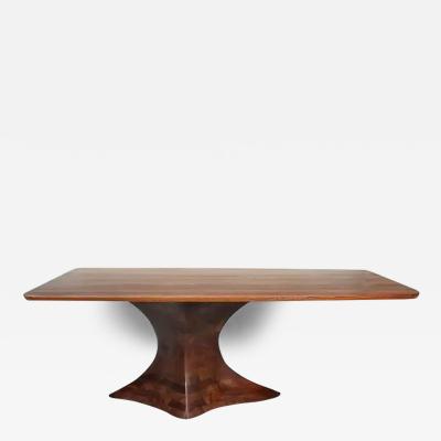 Dade County Pine Sculptural Studio Dining Table, Ray Pirello Woodworking