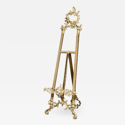 Early 20th Century Italian Baroque Style Golden Brass Music Stand
