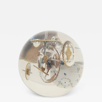 Exploded Watch Parts Sphere, Resin, Acrylic, Lucite
