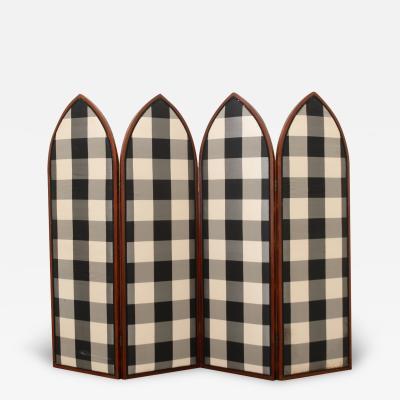 French Gothic Style Folding Screen