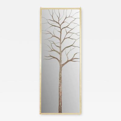 GIGANTIC BRONZE TREE MIRROR