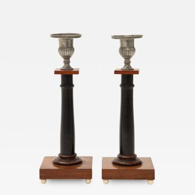 Good Pair of Swedish Empire Candlesticks
