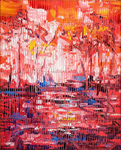 Hunt Slonem - Red Bayou Teche