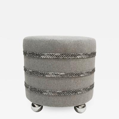 CF Modern by Irwin Feld - BANDED BALL FOOT OTTOMAN
