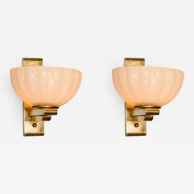 Italian 'cup' wall lights