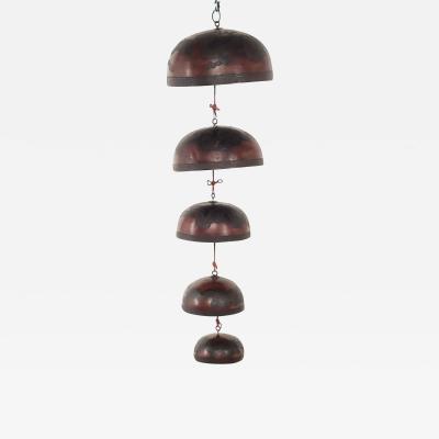 Japanese Bronze Graduated Set of Bells, circa 1900