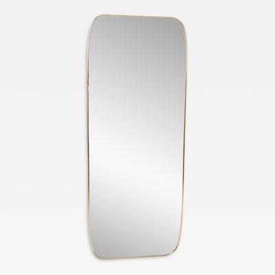 Large Brass Frame Mirror