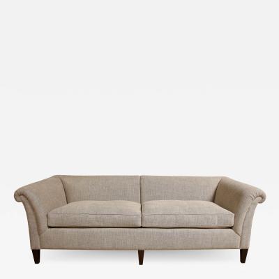 Linen Splayed Arm Sofa
