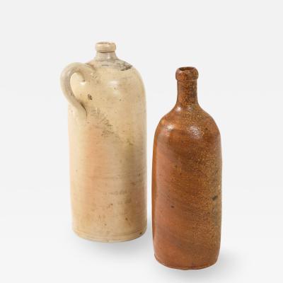 Pair of 16th & 17th C. German Salt Glazed Stoneware Beer Casks