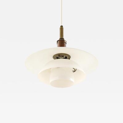 Poul Henningsen - Ceiling Lamp, Model PH-4/4, in Opaline Glass and ...