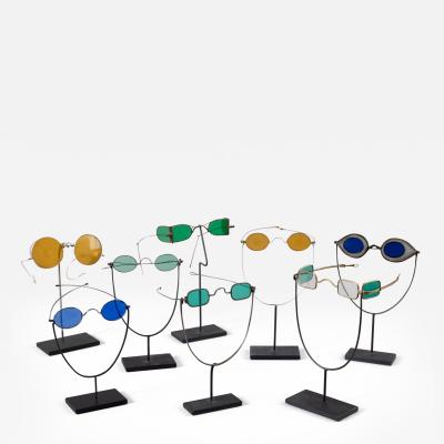 Rare Collection of Eight Pair of Eye Spectacles