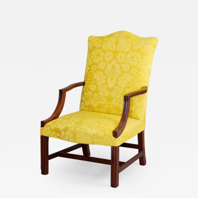 TRANSITIONAL CHIPPENDALE LOLLING CHAIR
