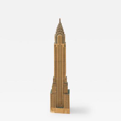 Vintage Chrysler Building Model