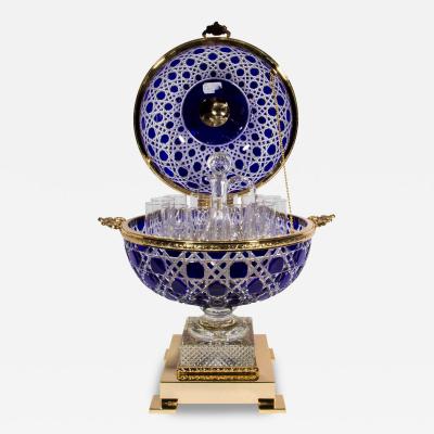 Vintage French Cut Crystal Whiskey Cave