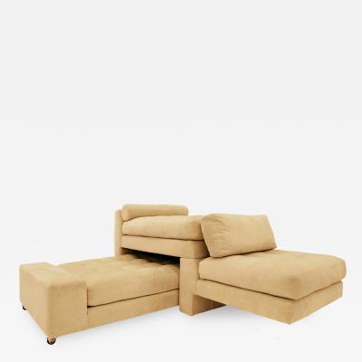 Vladimir Kagan - Vladimir Kagan "High Low" Seating Section with "Lounge ...