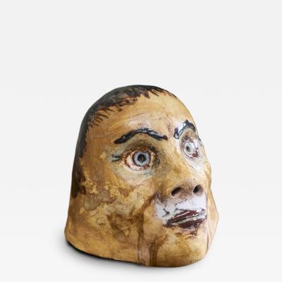 Whimsical Studio Pottery Phantasy Head 1970s