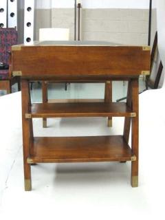 French Mid-Century Modern Marine Navigator's / Campaign Desk