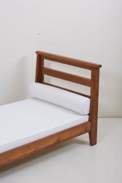 René Gabriel - Oak Bed by René Gabriel, France, 1940s