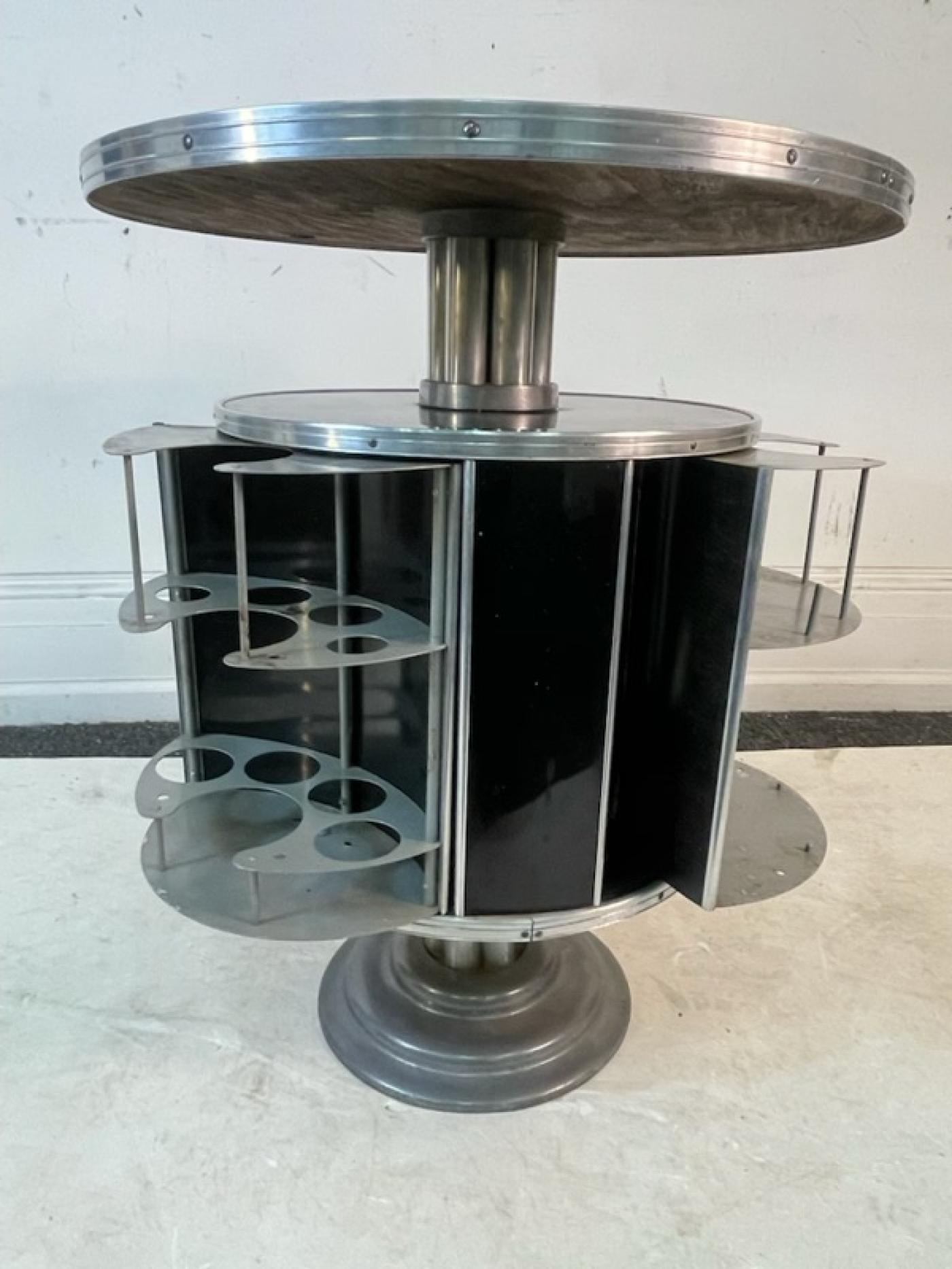American Roto-Bar - ART DECO " ROTO-BAR" REVOLVING COCKTAIL CABINET AND ...