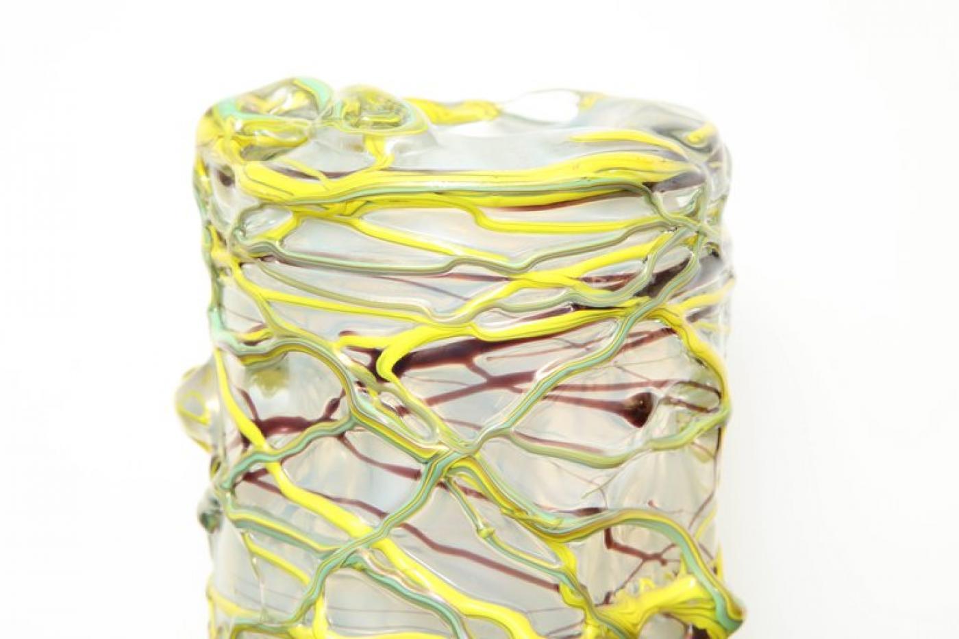Angelo Rinaldi - Multicolor Glass Sculpture or Vase by Angelo Rinaldi ...