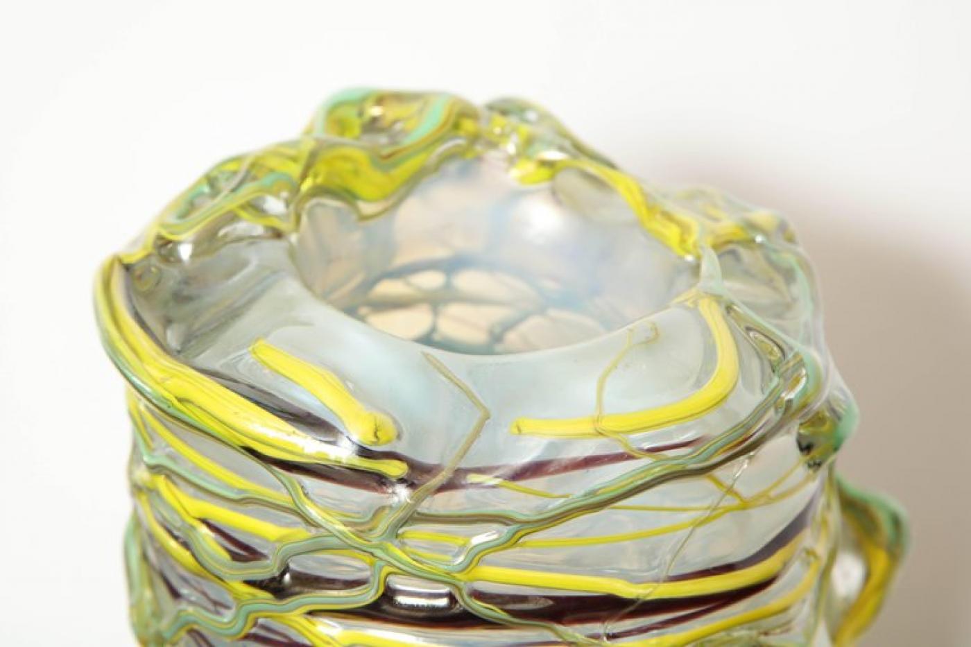 Angelo Rinaldi - Multicolor Glass Sculpture or Vase by Angelo Rinaldi ...