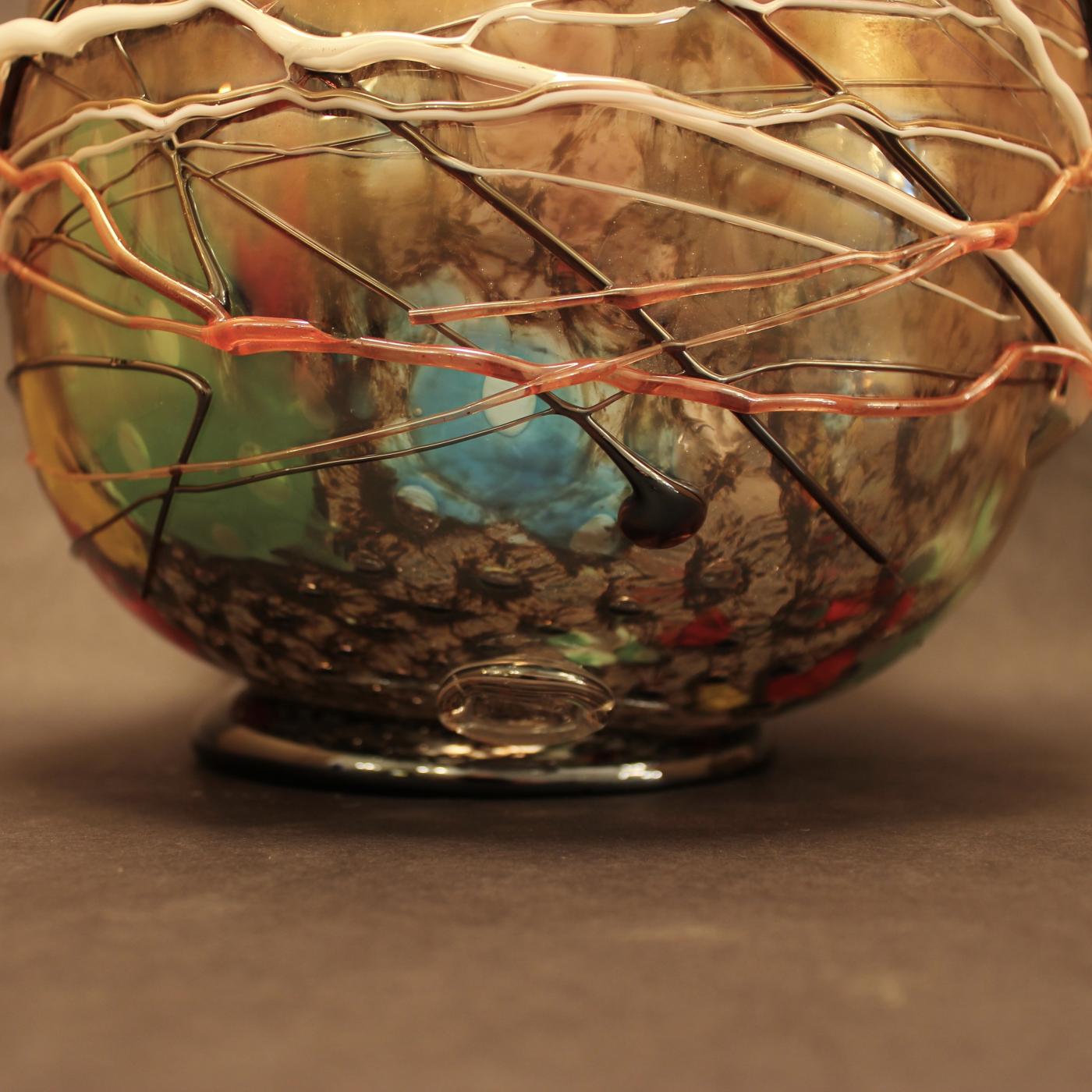 Angelo Rinaldi - The Glass Sculpture or Vase by Angelo Rinaldi, Italy, 1980