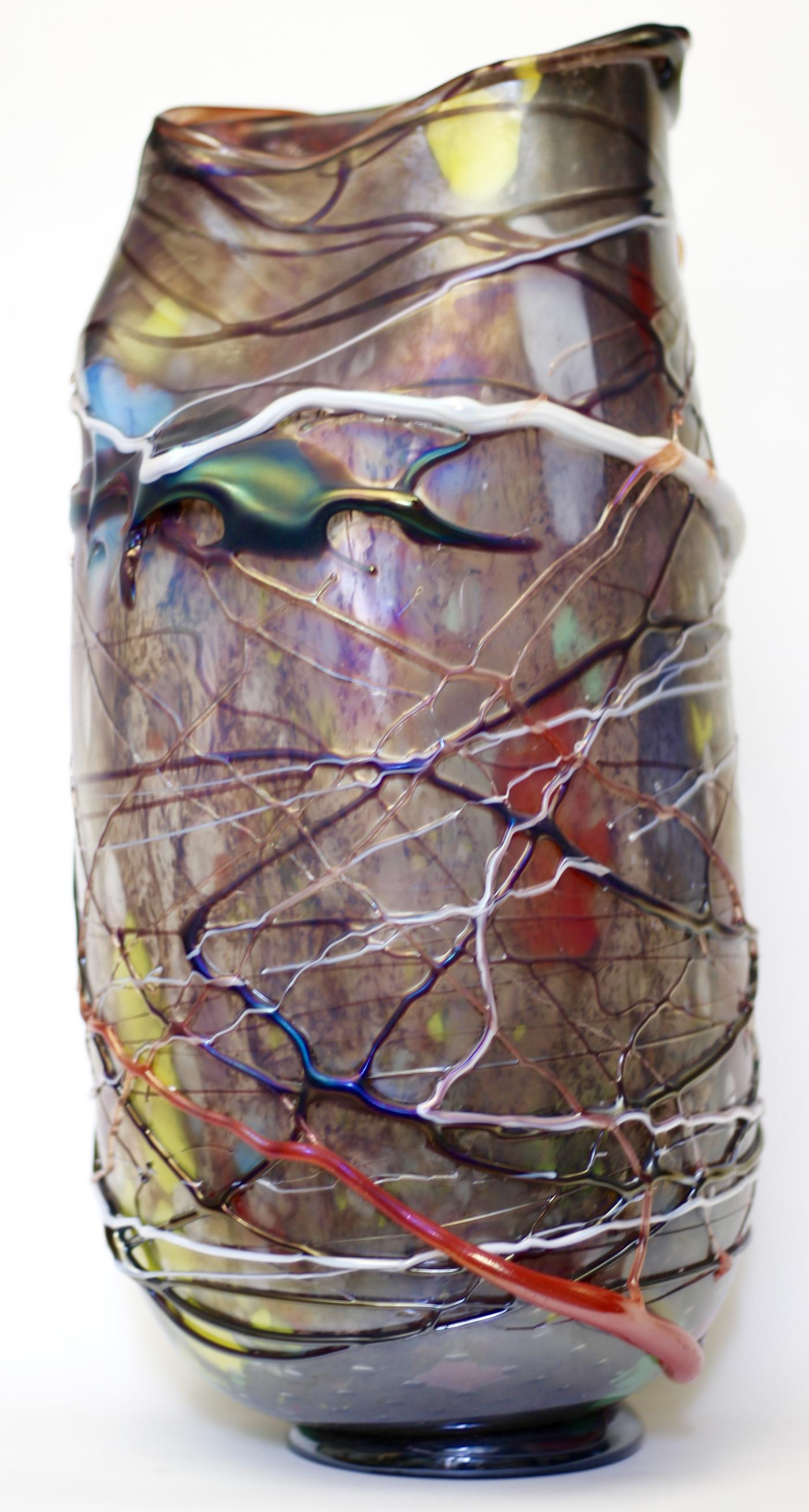 Angelo Rinaldi - The Glass Sculpture or Vase by Angelo Rinaldi, Italy, 1980