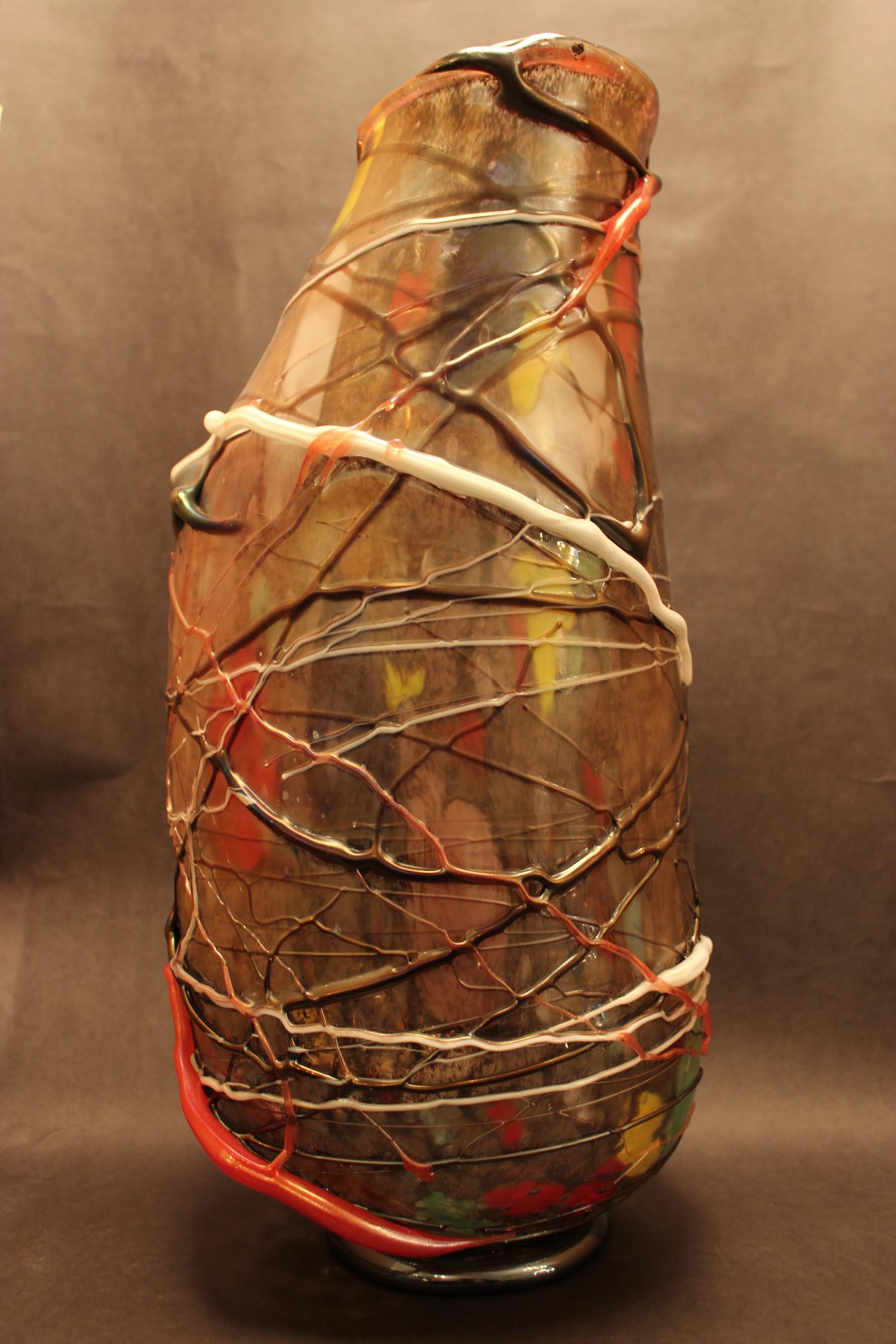 Angelo Rinaldi - The Glass Sculpture or Vase by Angelo Rinaldi, Italy, 1980