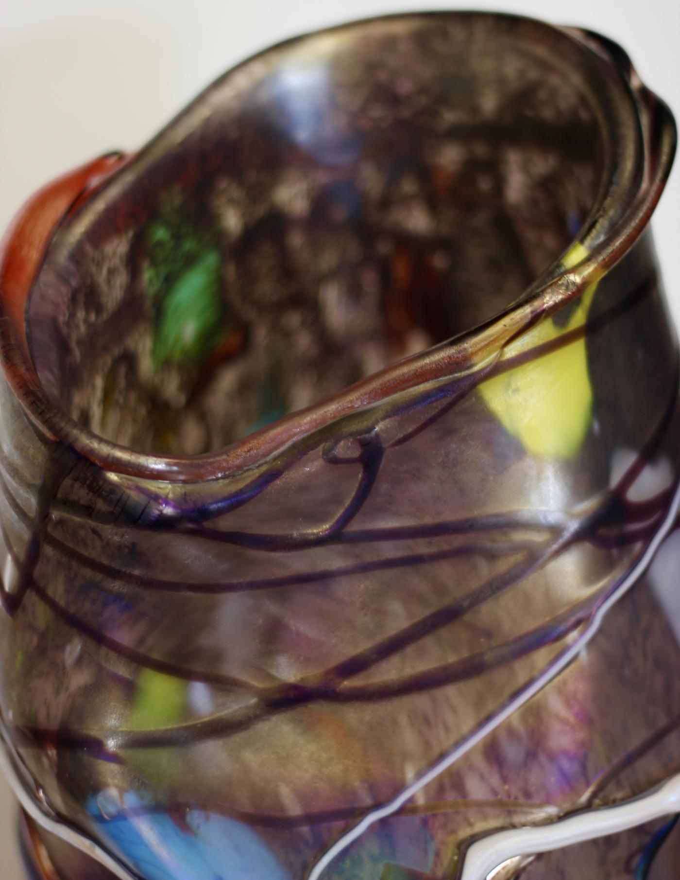 Angelo Rinaldi - The Glass Sculpture or Vase by Angelo Rinaldi, Italy, 1980