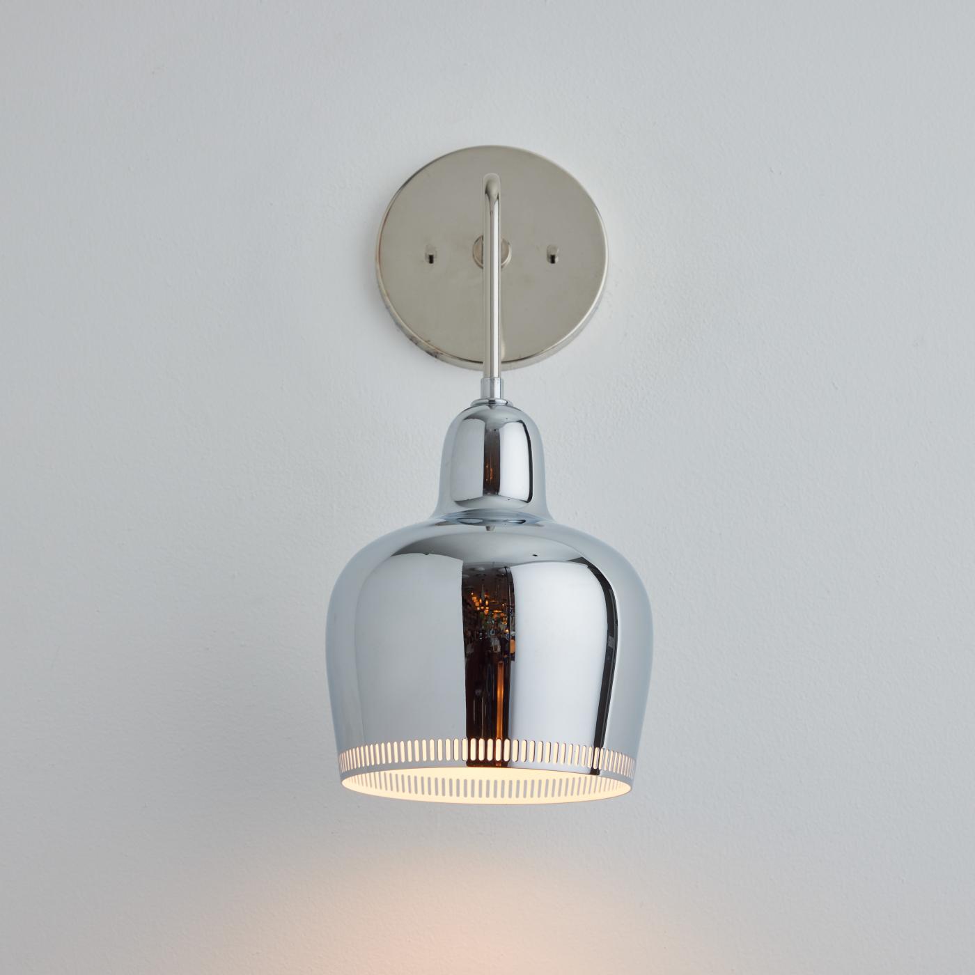 Artek - Alvar Aalto A330s Chrome Wall Light Light for Artek