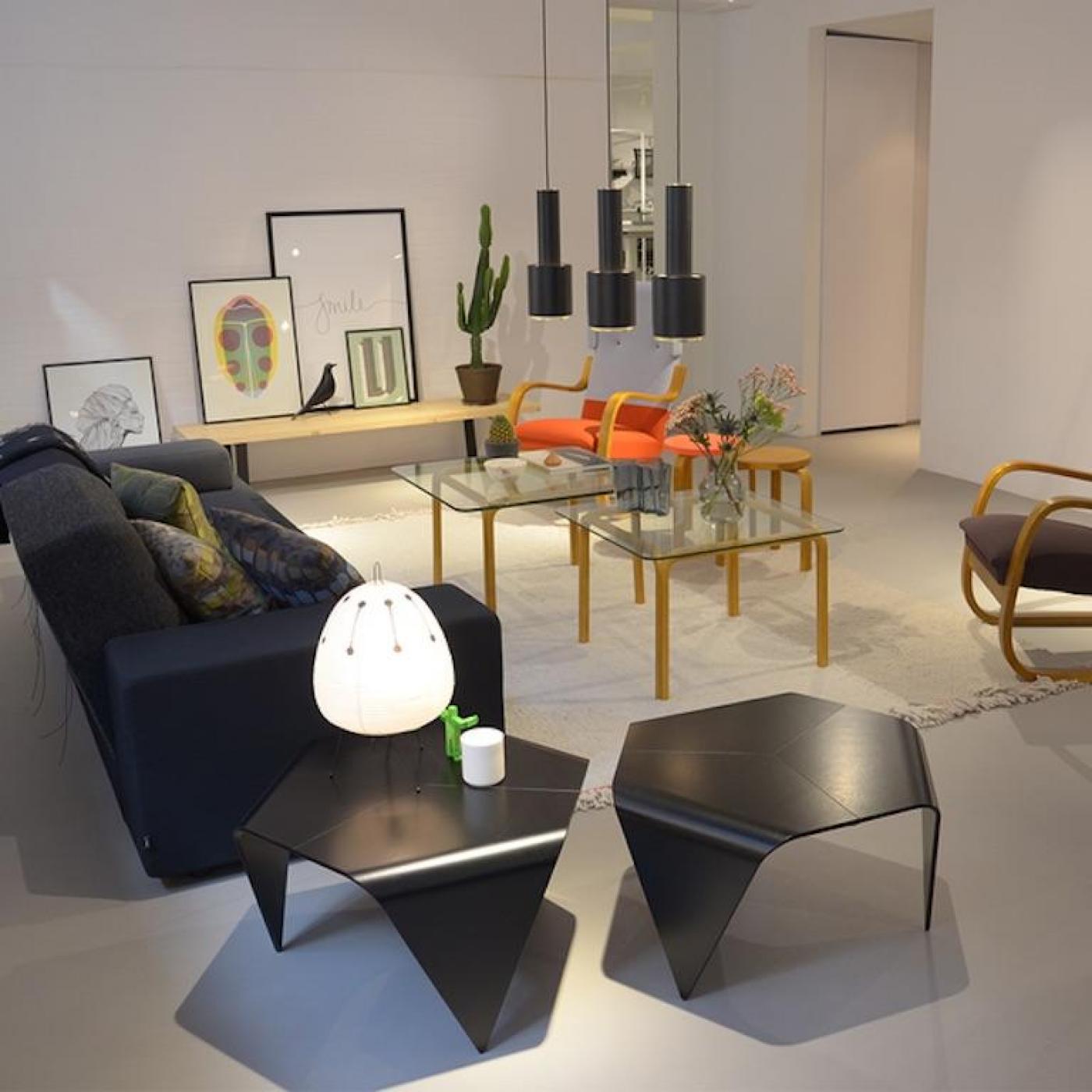 Artek - Authentic Trienna Table in Black Stain by Imari Tapiovaara & Artek