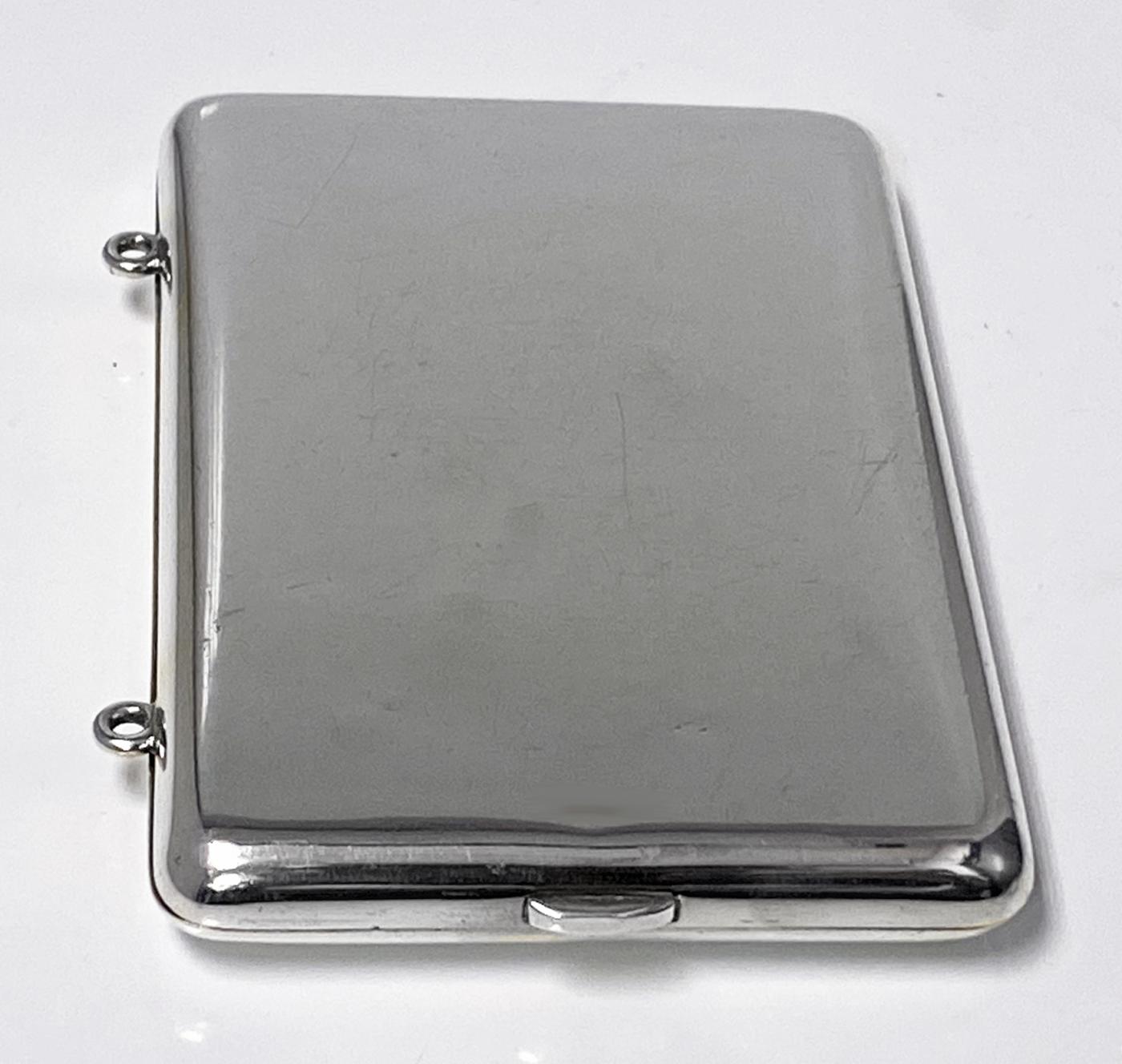 Asprey - Asprey Sterling Silver Card Case London 1966.