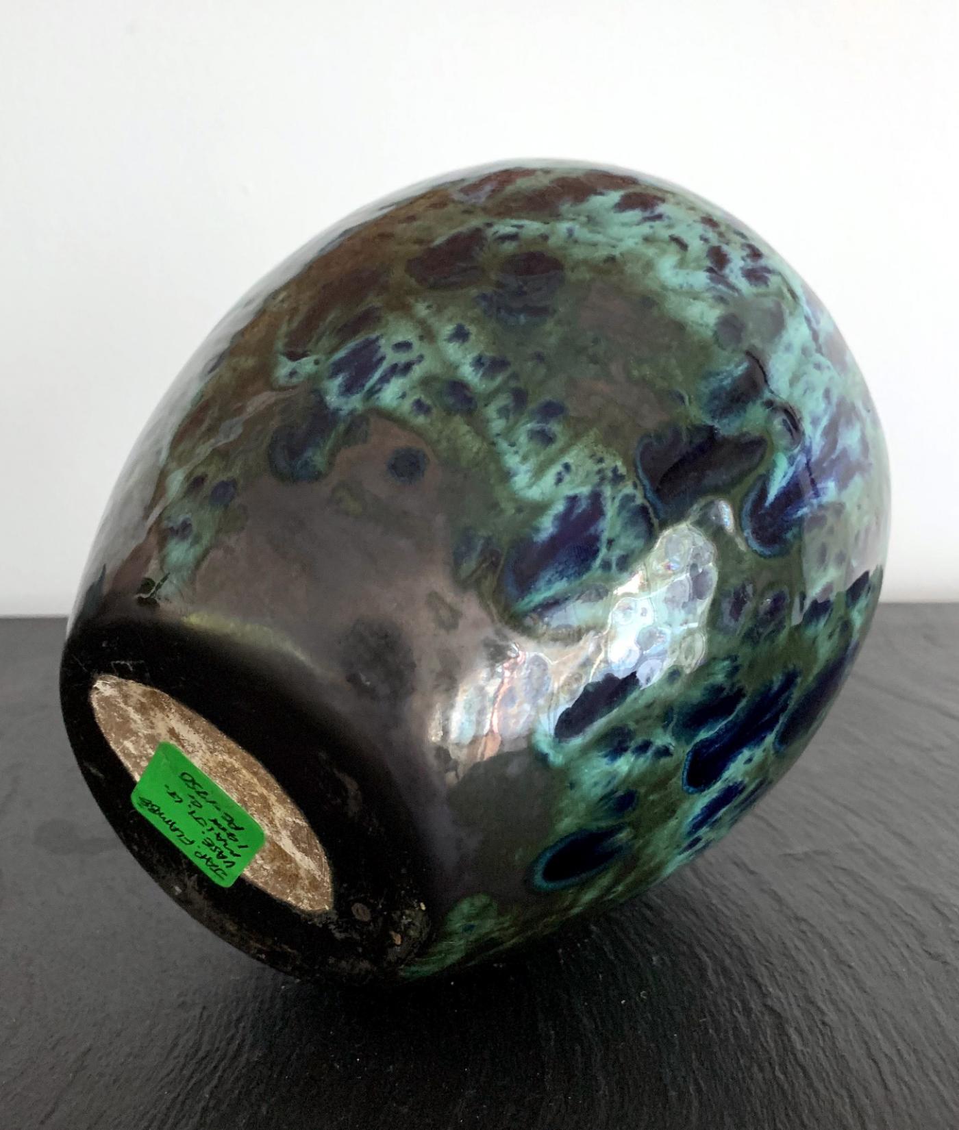 Awaji Pottery - An Early Japanese Awaji Pottery Vase Meiji Period