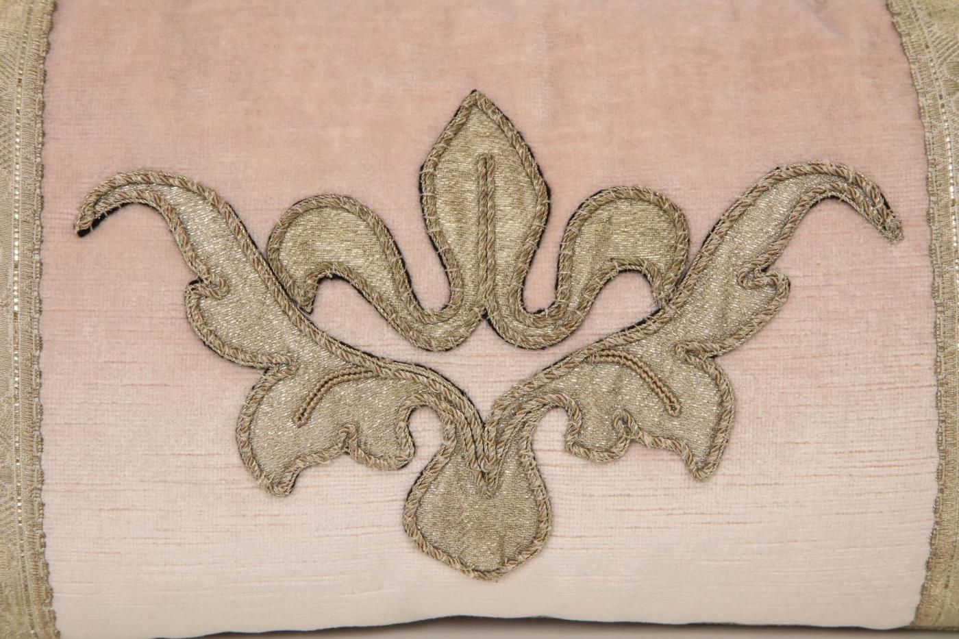 B. VIZ Design - Pair of Blush Pink Velvet Pillows by B. Viz Design B. VIZ Design - Pair of Blush Pink Velvet Pillows by B. Viz Design