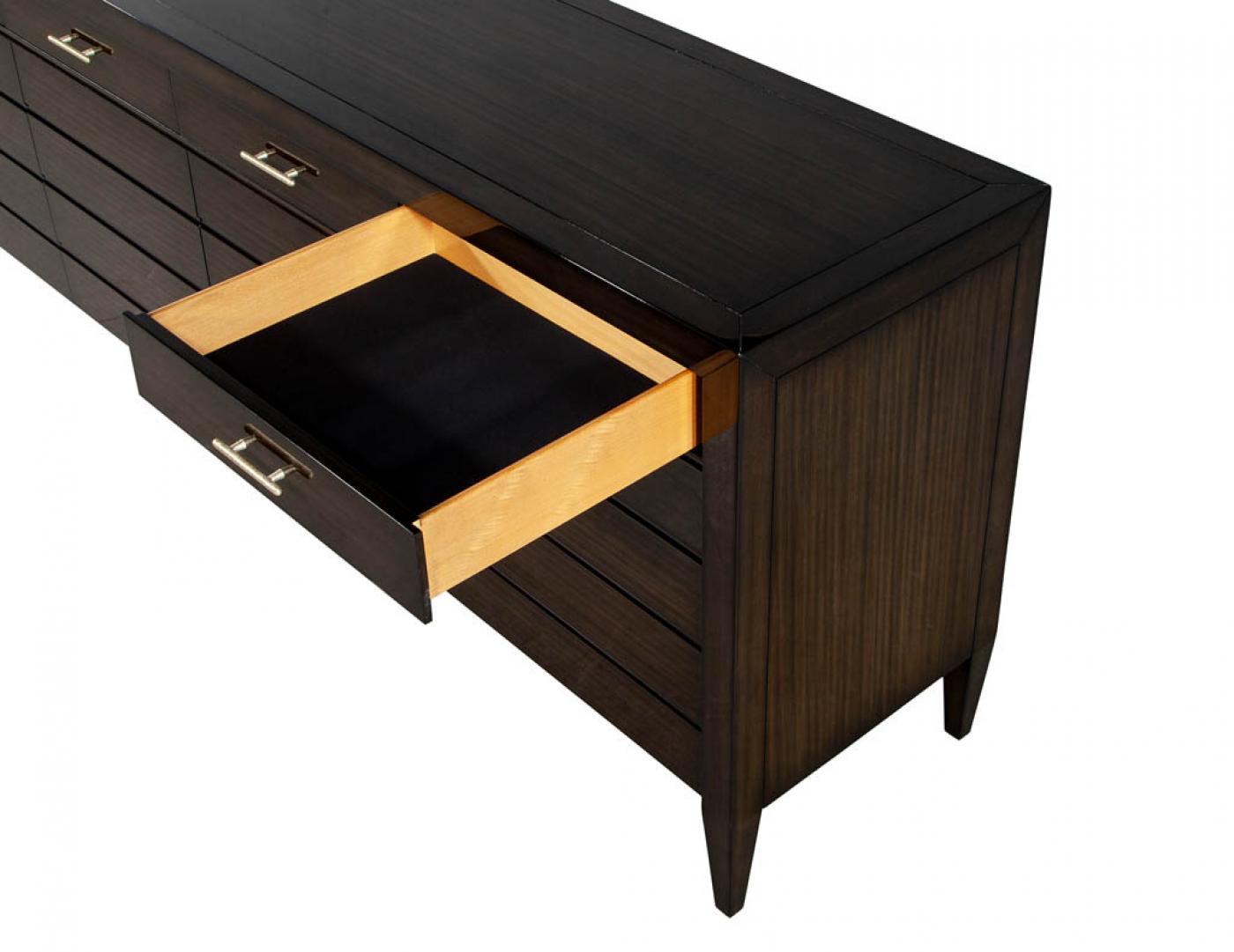 Baker Furniture Company - Modern Mahogany High Gloss Lacquered Jacques ...