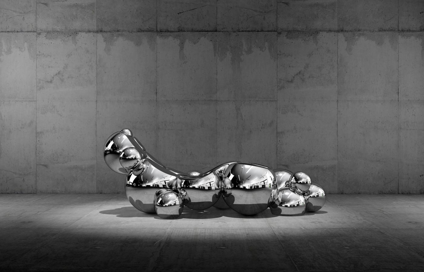 Barberini & Gunnell - Chaise Longue Outdoor Indoor Sculpture Mirror ...