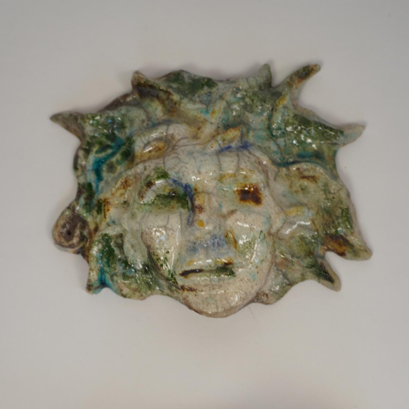 Bella Hunt & DDC - CALDERONE Raku wall sculpture