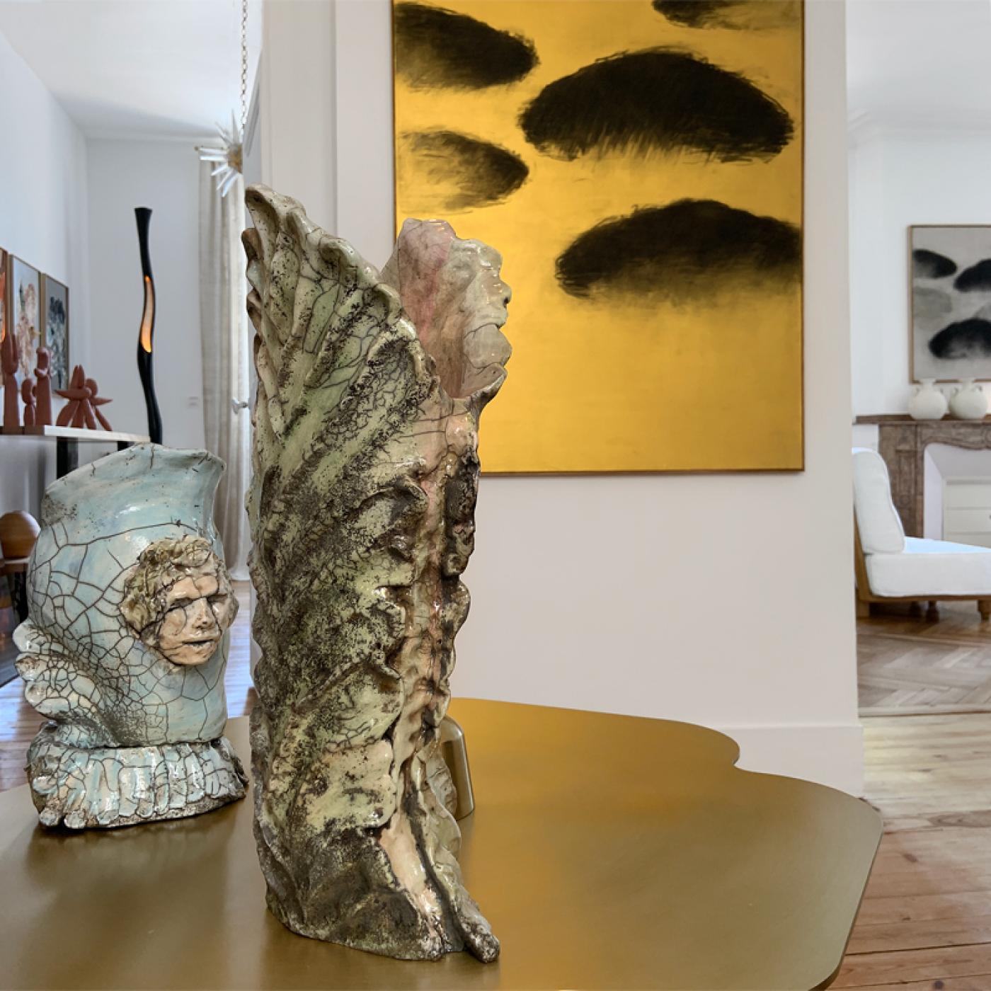 Bella Hunt & DDC - NAPOLI Raku sculpture