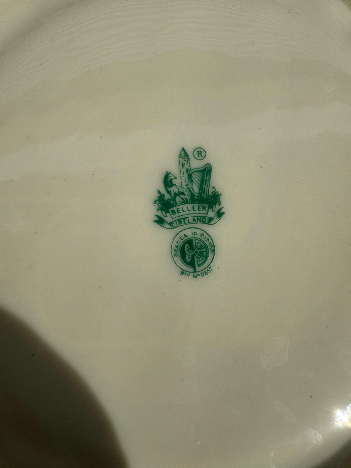 Belleek - Vintage Belleek 15 piece NEPTUNE Tea Set