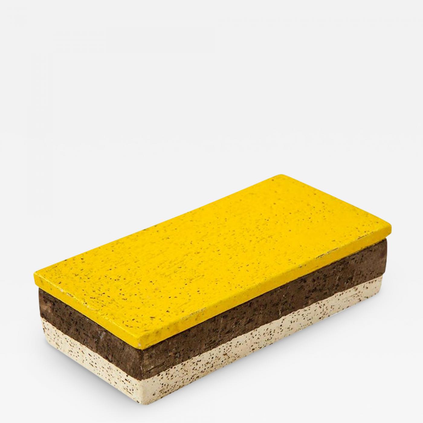 Bitossi - Bitossi Box, Ceramic, Yellow, Brown, White