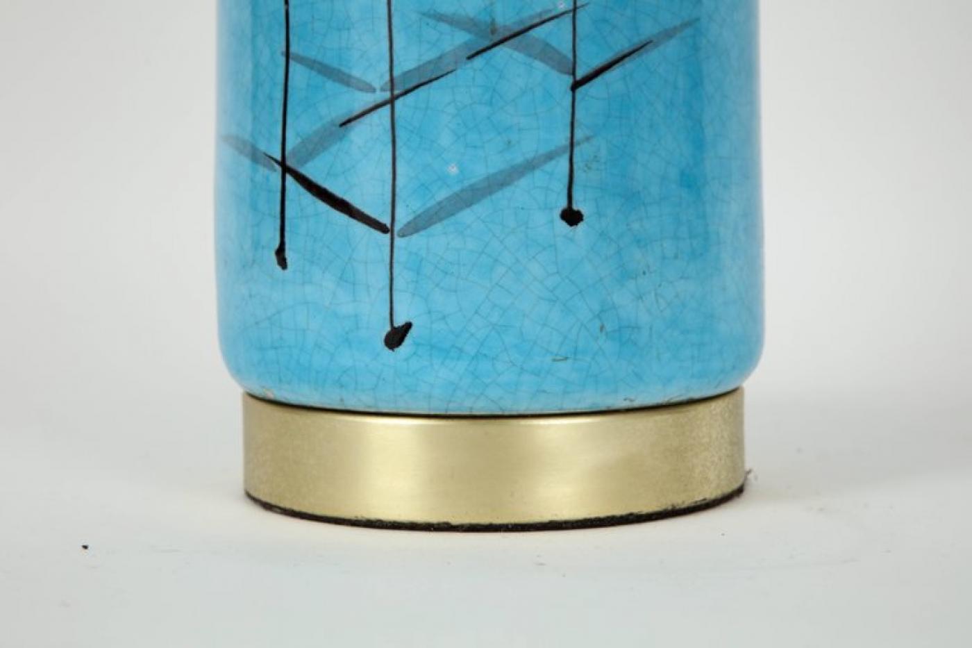 Bitossi - Bitossi Cerulean Blue Ceramic Lamps