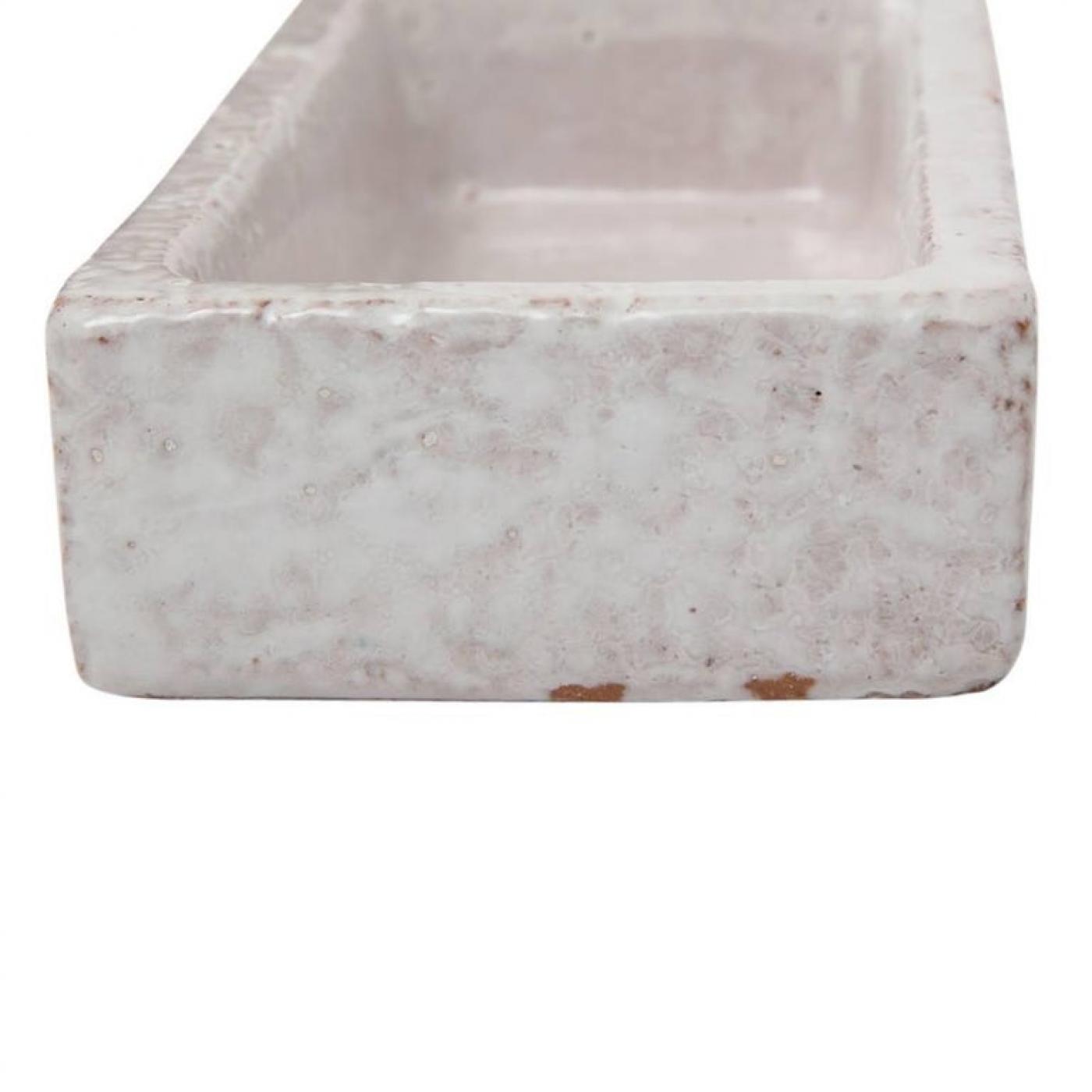 Bitossi - Bitossi for Raymor Box, Ceramic, Fused Glass, White, Orange ...