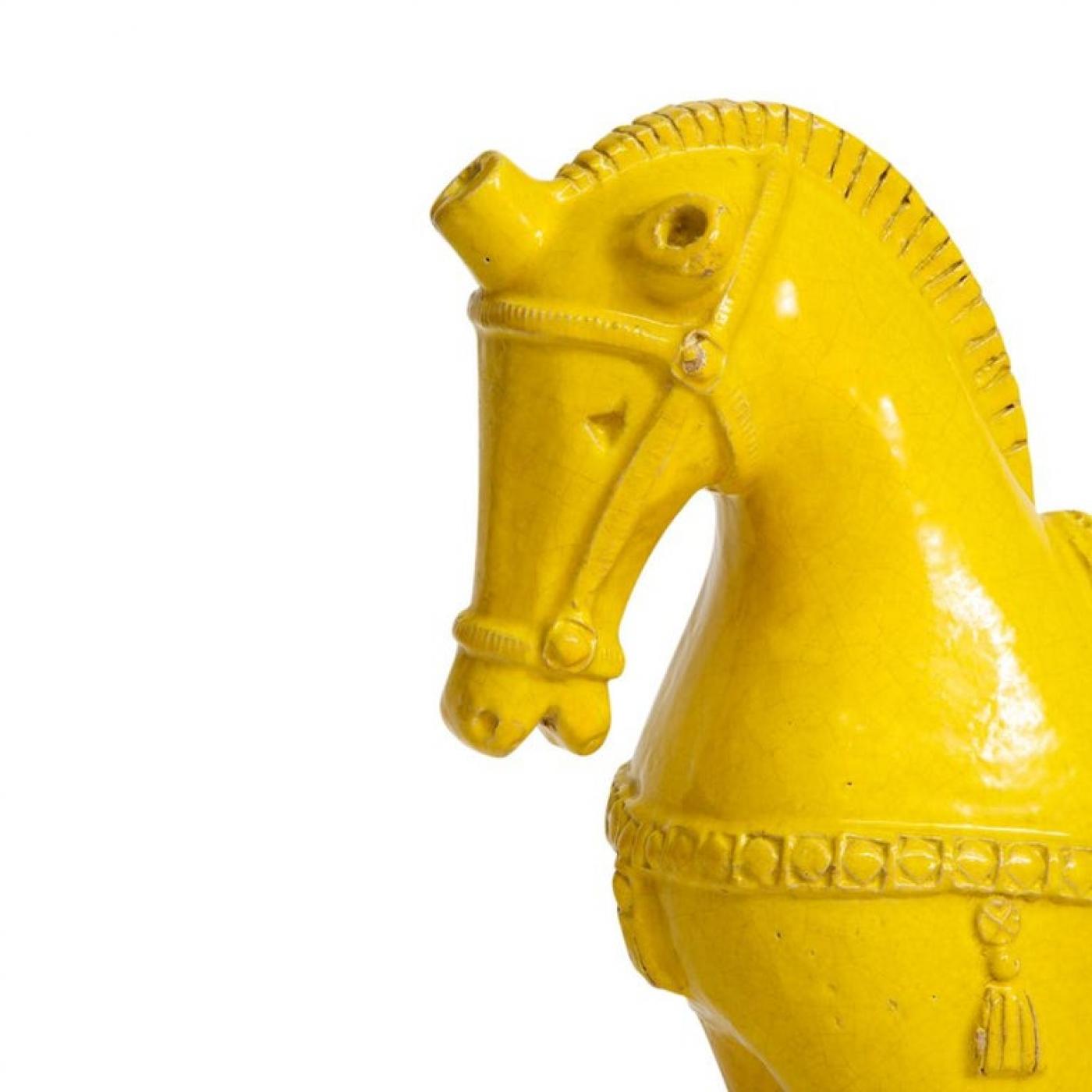 Bitossi - Large Bitossi Horse, Ceramic, Yellow, Signed